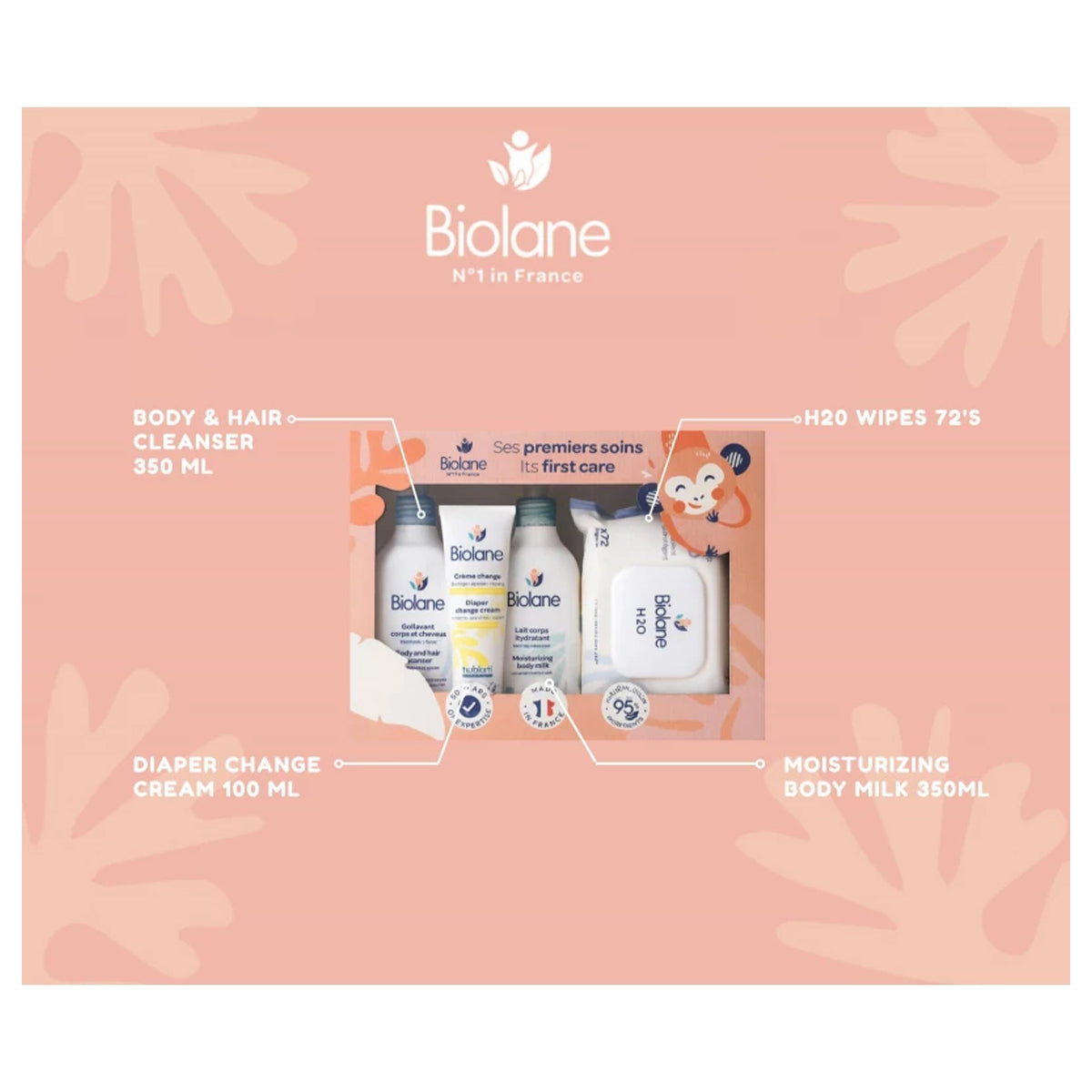 Biolane Baby Basic Care Kit 4Pcs – the health boutique