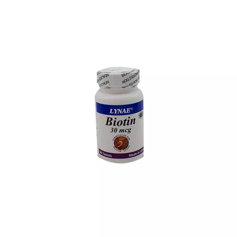 Lynae Biotin 500mcg Tablet – 30 Tablets - the health boutique