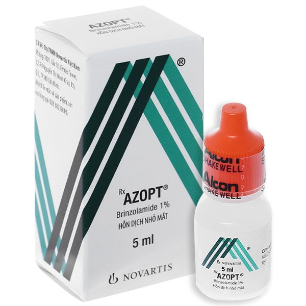 Azopt 1% Eye Drops for Glaucoma and Eye Pressure Control- Health ...