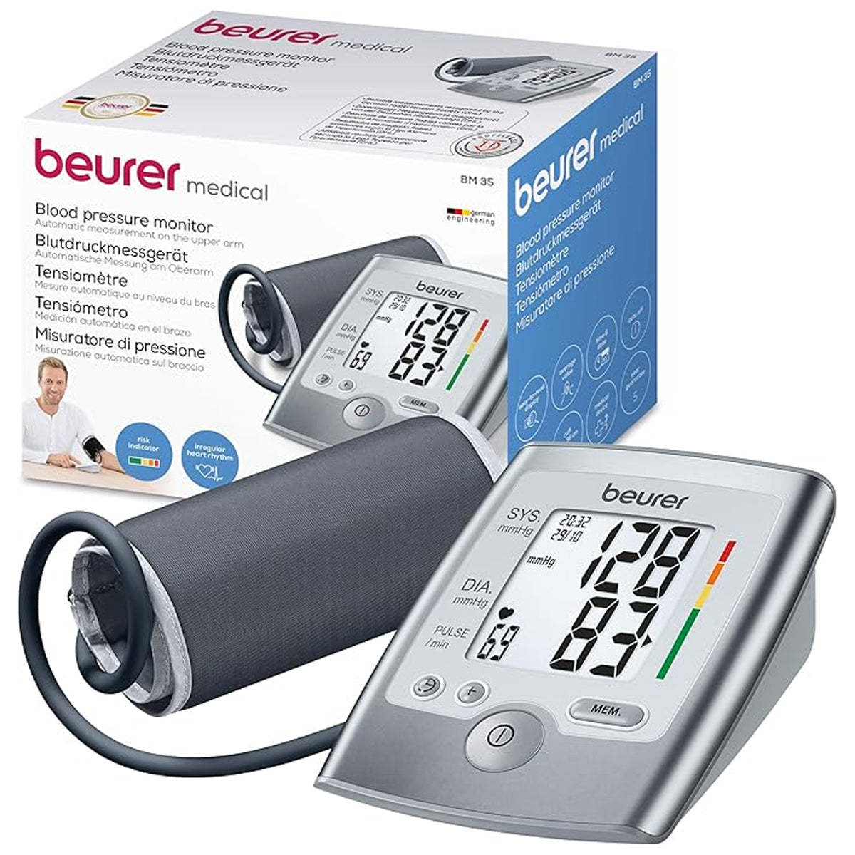 Beurer Upper Arm blood pressure - BM 35 – the health boutique