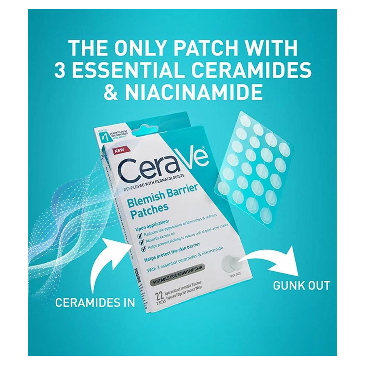 CeraVe Blemish Barrier Patches 22pcs Acne Care- Health Boutique – the ...