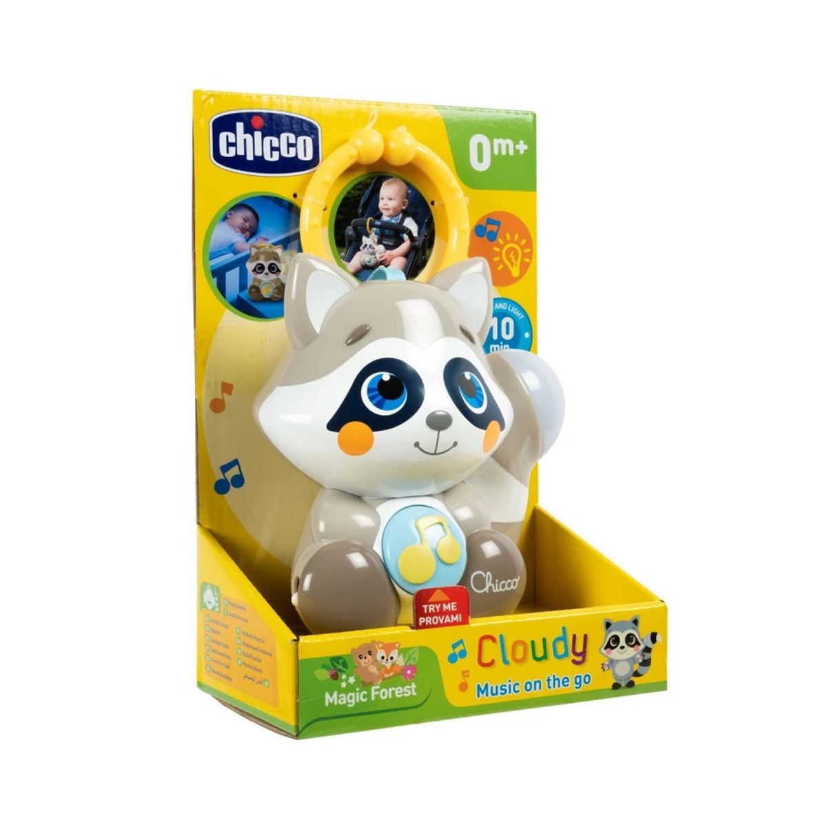 Chicco Cloudy raccoon Music On The Go – the health boutique