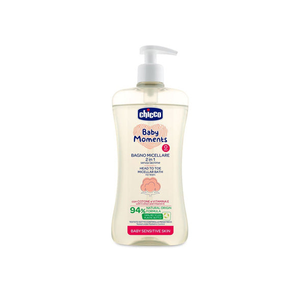 Chicco Headtotoe Micellar Bath 500ml Sensitive – the health boutique