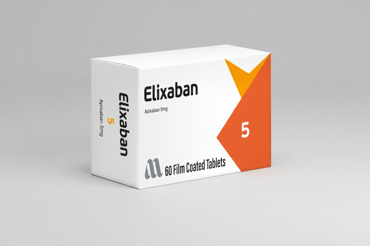 Elixaban 5 Mg Tablets Apixaban Anticoagulant- Health Boutique – the ...