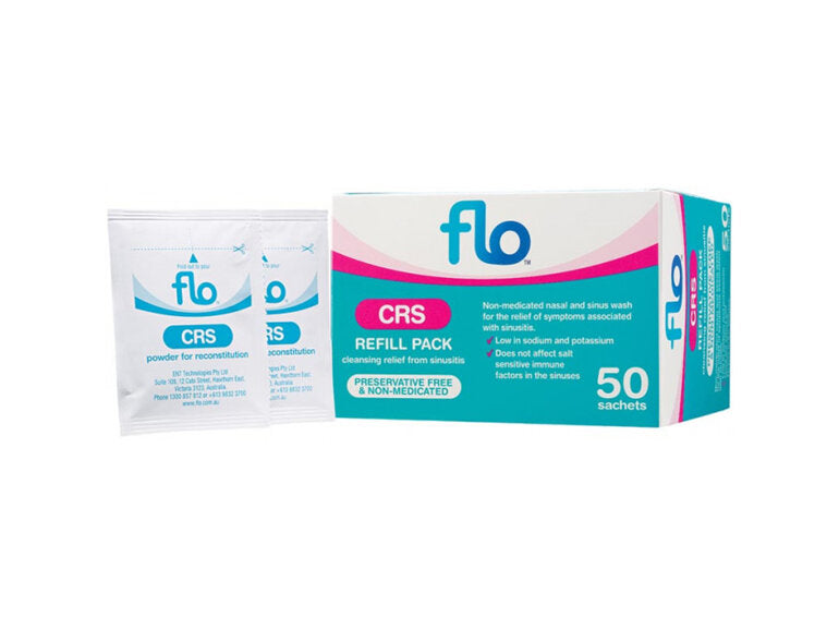 Flo CRS 50 Sachets for Chronic Sinus Care- Health Boutqiue – the health ...