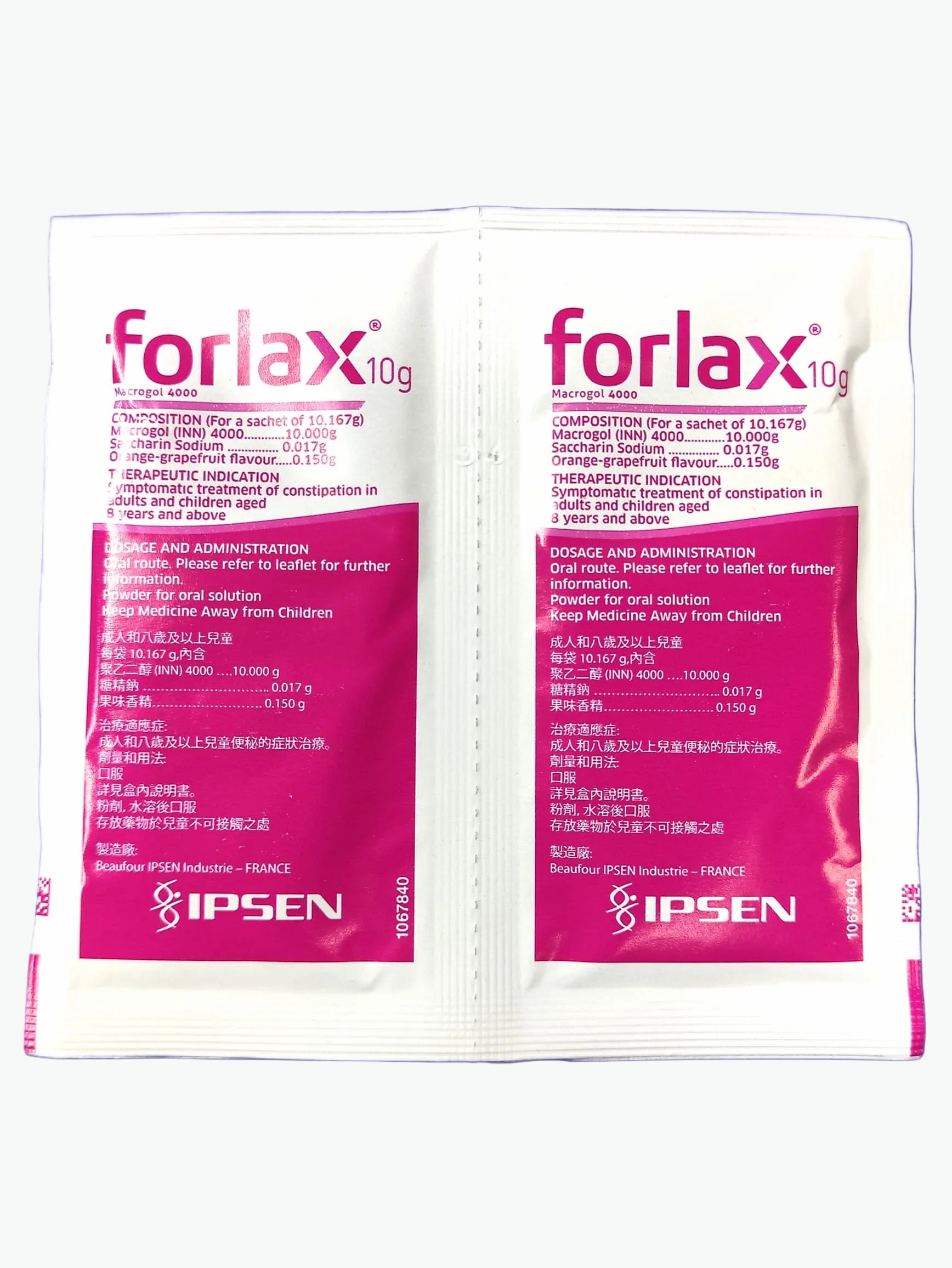 Forlax® 10g Sachets 20 – Macrogol Constipation Relief- Health Boutique ...