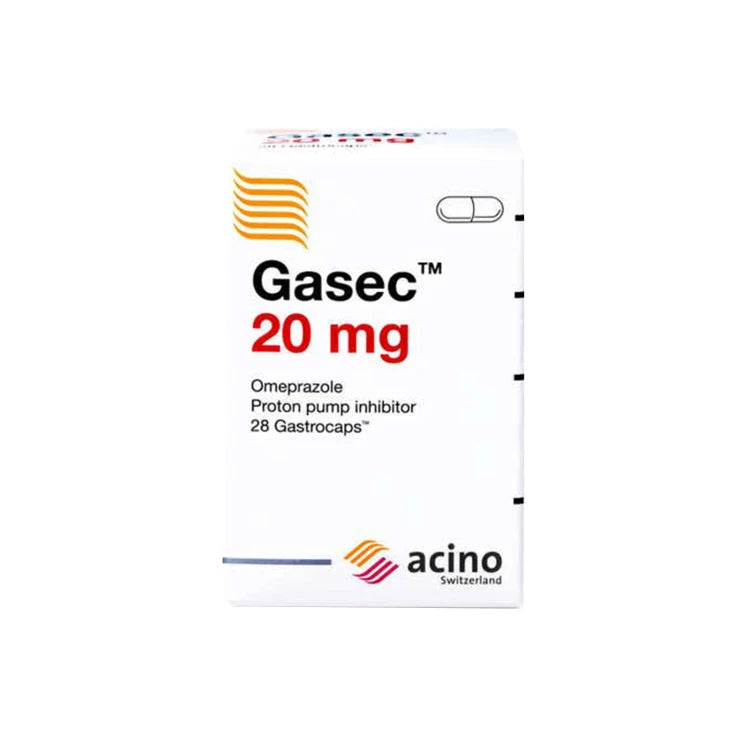 Gasec 20 mg Kapseln – Omeprazol zur Säurehemmung – Health Boutique ...