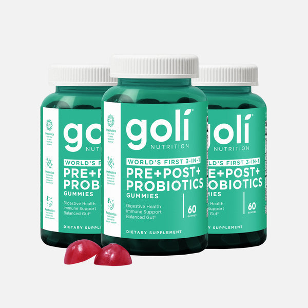 Goli Pre+Post+Probiotics Gummies Zero Sugar 60 – Gut Health | Jordan ...