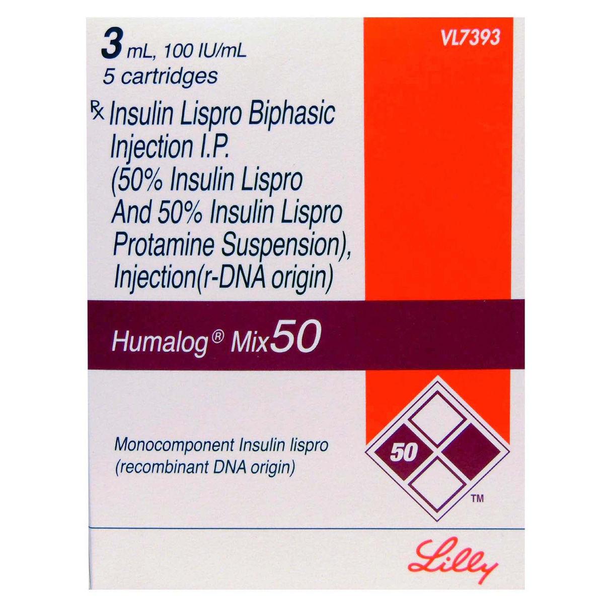 Humalog Mix 50 Insulin Cartridge for Diabetes-health-boutique – the ...