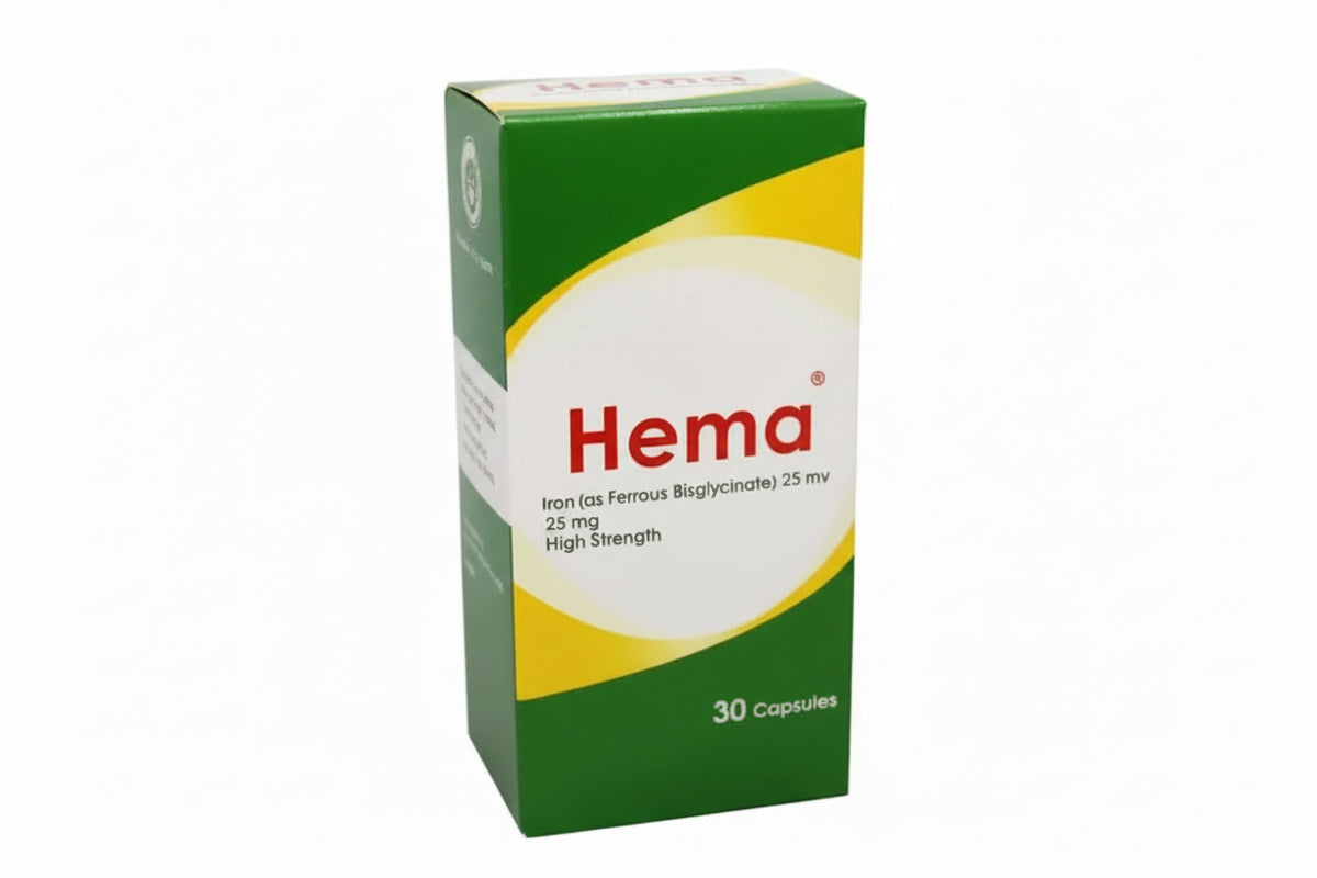 Hema Iron® 25MG Capsules – Iron Supplement- Health Boutique – the ...
