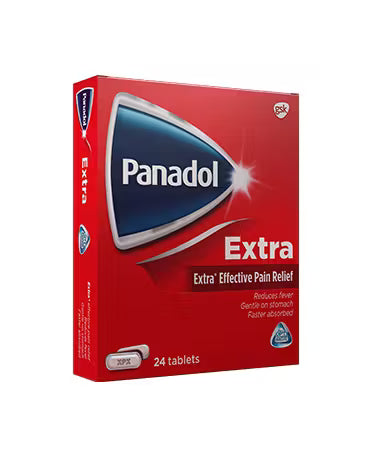 Panadol® Extra – Paracetamol + Caffeine Pain Relief- Health Boutique ...
