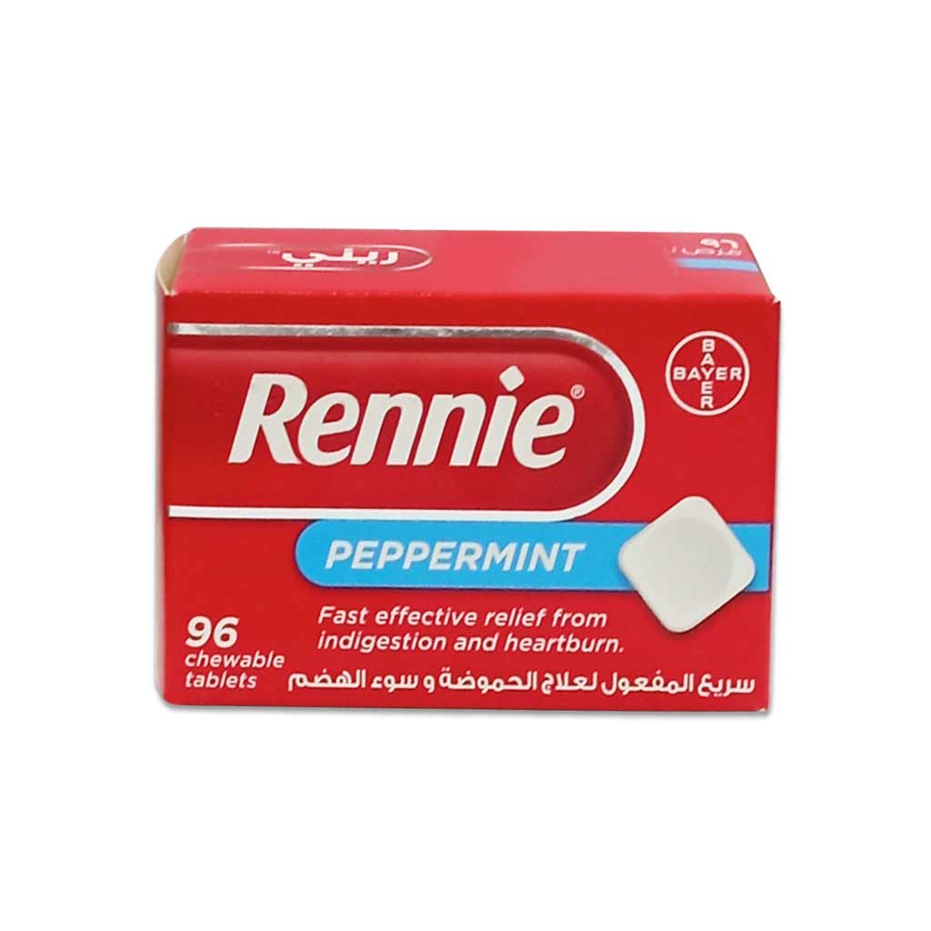Rennie Chewable Tablets for Heartburn & Indigestion- Health Boutique ...