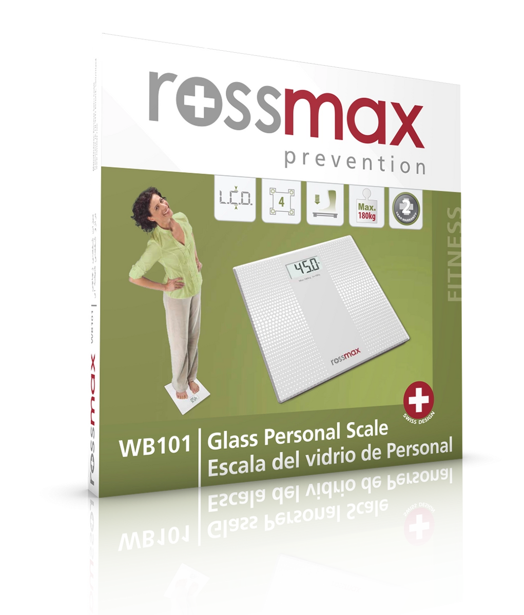 Rossmax WB101 Glass Personal Weight Scale | Digital Scale Jordan – the ...