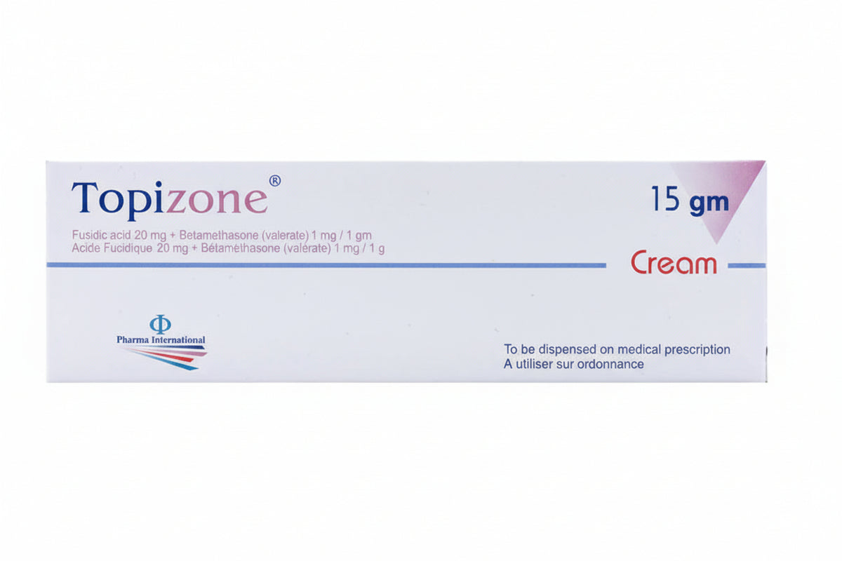 Topizone Cream 15g – Fusidic Acid & Betamethasone – the health boutique