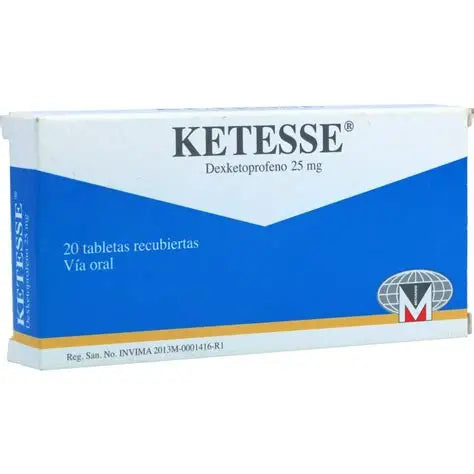Ketesse 25 mg – Dexketoprofen Tablets- Health Boutique – the health ...